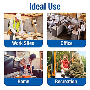 336 Piece First Aid Kit, Plastic Case