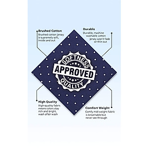 PajamaGram Womens PJs Sets Cotton - Women Summer Pajamas, Navy, M, 8-10