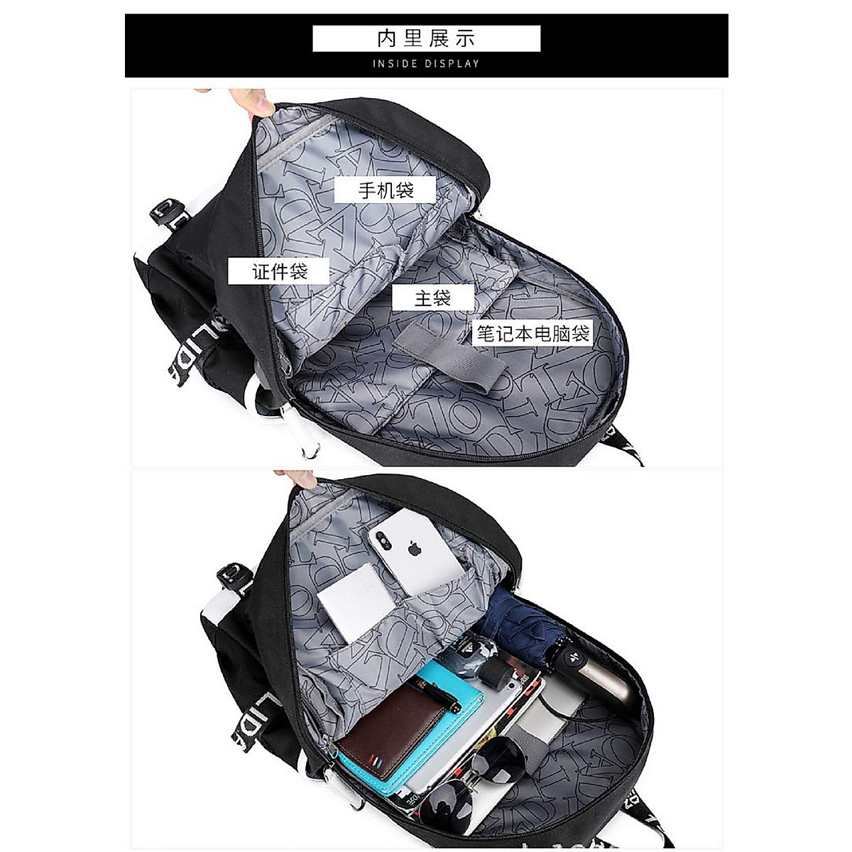 GO2COSY Anime Darling in the FranXX Backpack Daypack Student Bag School Bag Bookbag