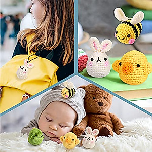 PP OPOUNT Beginner Crochet Kit, Crochet Starter Kit for Adults and Kids, Complete Crochet Set to Make 4 PCS Animals, Learn to Crochet with Step-by-Step Instruction and Video Tutorials