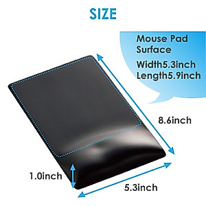 ELECOM FITTIO Mouse Pad High Black MP-116BK