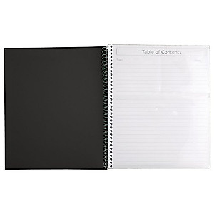 Five Star Interactive Notetaking, 1 Subject, Wide Ruled Spiral Notebooks, 100 Sheets, 11" x 8-1/2", 3 Pack (38605)