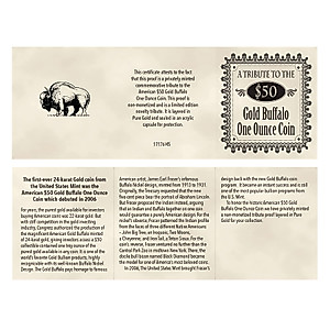 2010 W $50 Buffalo Coin American Mint State