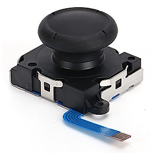 Joystick Button Module, Easy to Install Portable Lightweight Thumb Stick Comfortable for Switch Lite Controller(Black)