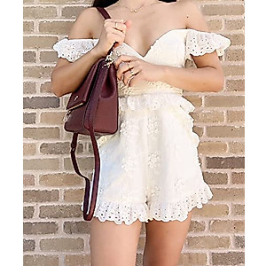 Kate Spade Leila Medium Pebbled Leather Flap Shoulder Bag In Cherrywood