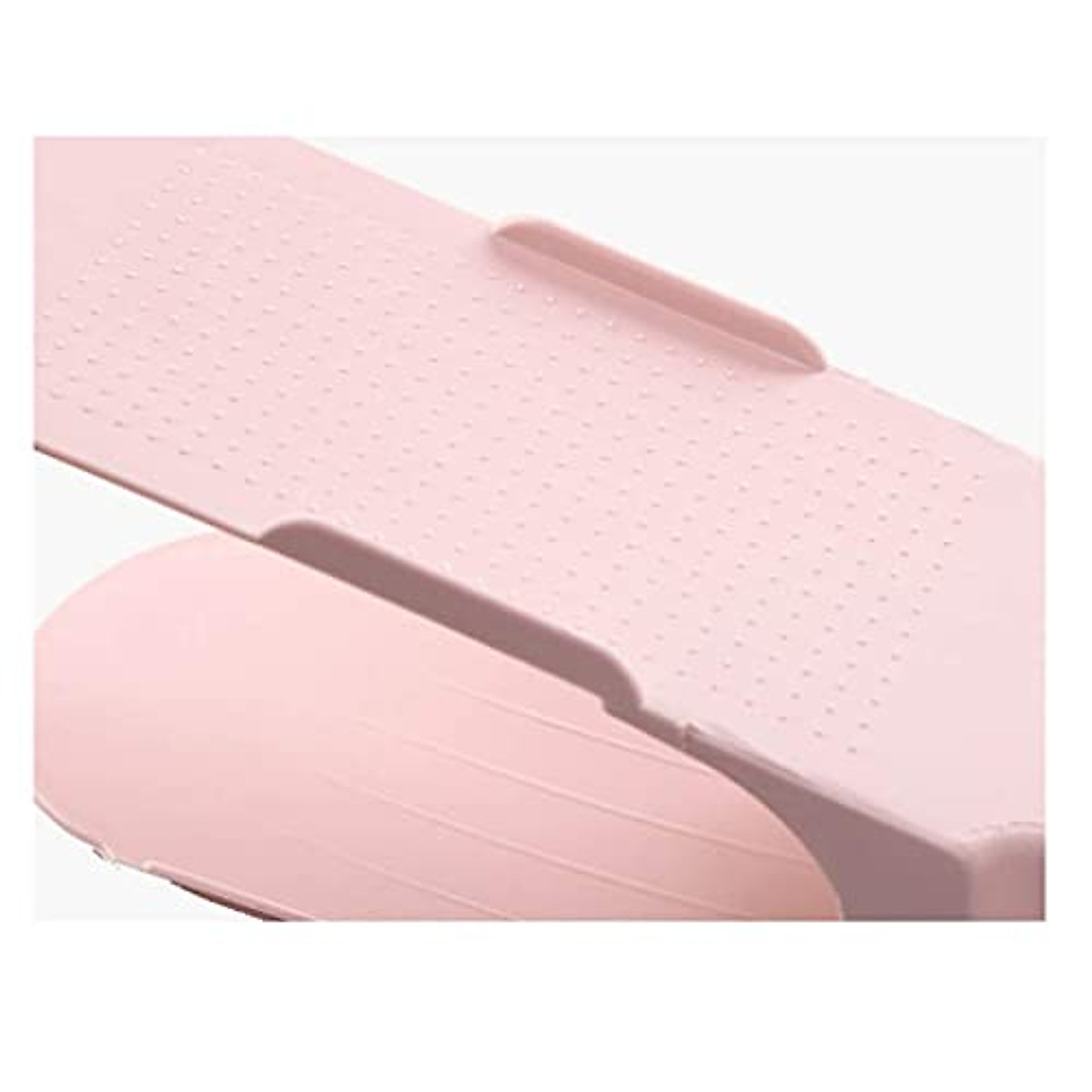 HTLLT Practical and Convenient Shoe Slots Organizer Adjustable Shoe Racks Space Saver Shoe Holder 10 Piece Set,Gray