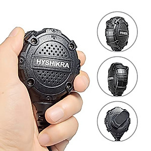 HYSHIKRA Walkie-Talkie Microphone Speaker for Yaesu FT-60R VX-3R FT3DR FT2DR FT-70DR VX-150 VX-5R VX-160 VX-420 FT-250R FT-50R Handheld Radio HT