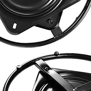 yaaqoo 16.5inch Furniture Ring Base w Swivel Base Replacement 360 Degrees Rotate with 10 Inch Plate for Recliner Sofa Chairs