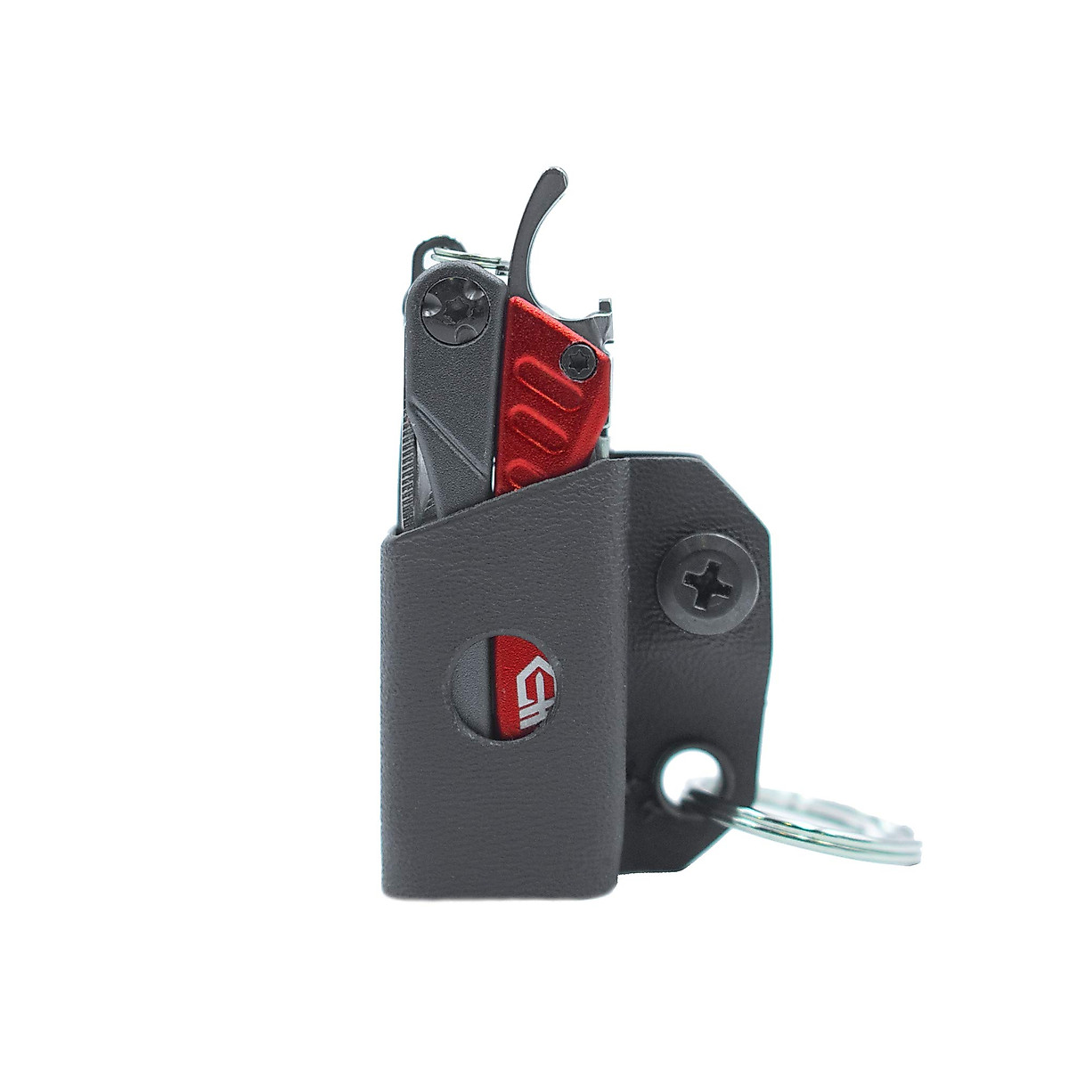 Clip & Carry Kydex Multi-Tool Sheath for the Gerber DIME/LEATHERMAN SQUIRT PS4 - Made in USA - Multi Tool Multitool Holder Holster - Black