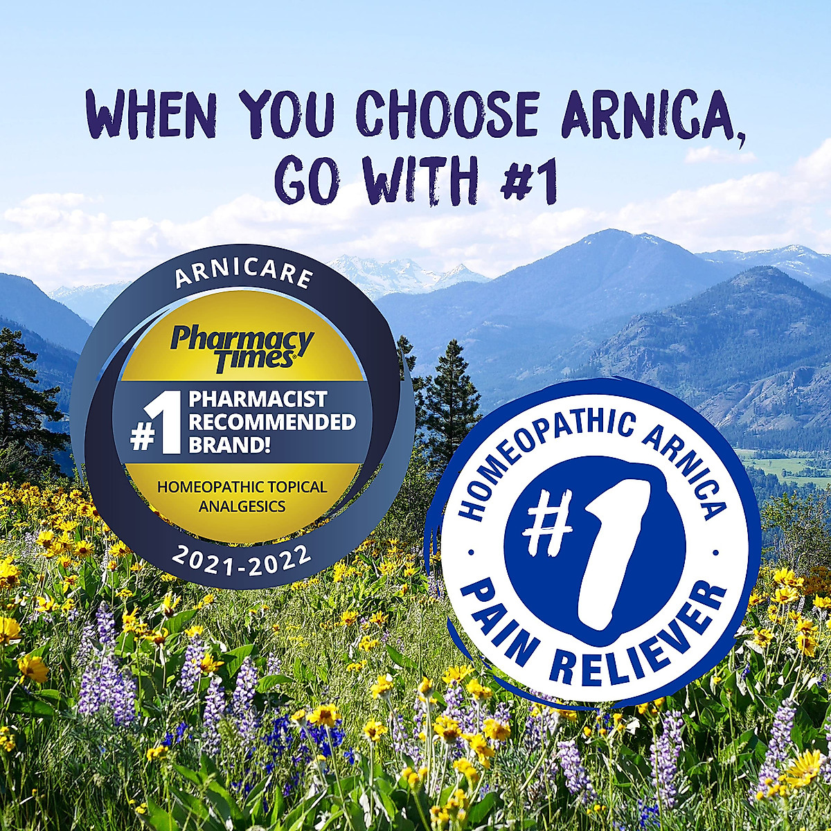 Boiron Arnicare Cream for Soothing Relief of Joint Pain, Muscle Pain, Muscle Soreness or Stiffness, and Swelling from Injury - Fast Absorbing and Fragrance-Free - 2.5 oz