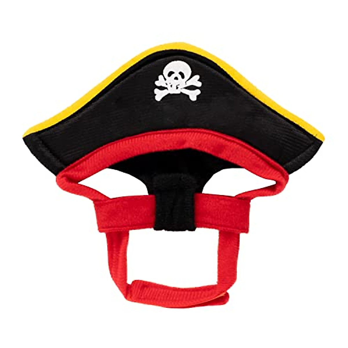 Funny Cat Dog Halloween Pirate Costumes- Caribbean Style Pet Cat Dog Halloween Dressing up Cosplay Party Costume (Brown,Small)