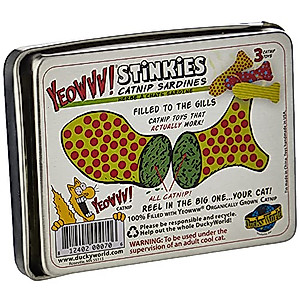 Yeowww Tin of Stinkies, 3 in a Sardine Tin, Multicolor, 1Pack