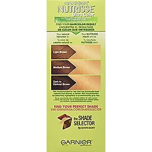 Garnier Nutrisse Ultra Color Nourishing Hair Color Crème, LB3 Ultra Light Beige Blonde, 1-count (Packaging May Vary)