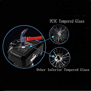 PCTC Tempered Glass Screen Protector Compatible for Sony ZV-E10 ZV-1 ZV-1M2 ZV1M2 ZVE10 ZV1 ZV-1F ZV1F Cover (3 Pack),0.3mm 9H Hardness Tempered Glass Flim Against- Scrach/Fingerprint/Water