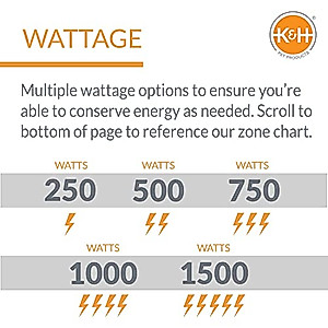 K&H Pet Products Ultimate Stock Tank Deicer w/ Cord Clip Red 750 Watts