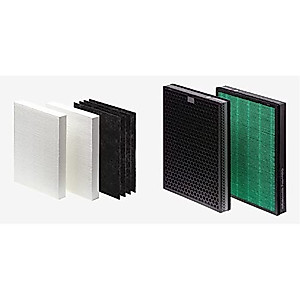 Coway AP-1216-FP Replacement Filter Pack for AP-1216L, Black & Airmega 400/400S Air Purifier Replacement Filter Set, Max 2 Green True HEPA and Active Carbon Filter, AP-2015-FP