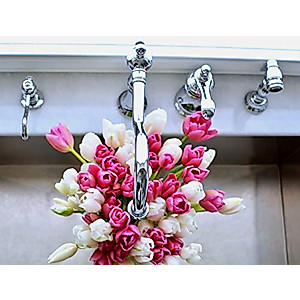 Kingston Brass KS7801TPLBS Templeton Widespread Kitchen Faucet with Brass Sprayer, Polished Chrome