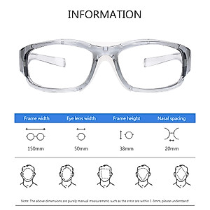 SooGree Sports Glasses for Adults,Protective Eyewear Sunglasses Polarized Sports Cycling Glasse,Anti Fog Shock Absorption with Adjustable Strap(Grey frame White pad