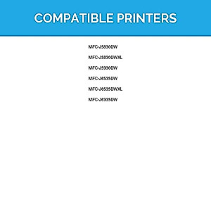 LD Compatible-Ink-Cartridge Replacement for Brother LC3029C Super High Yield (Cyan)