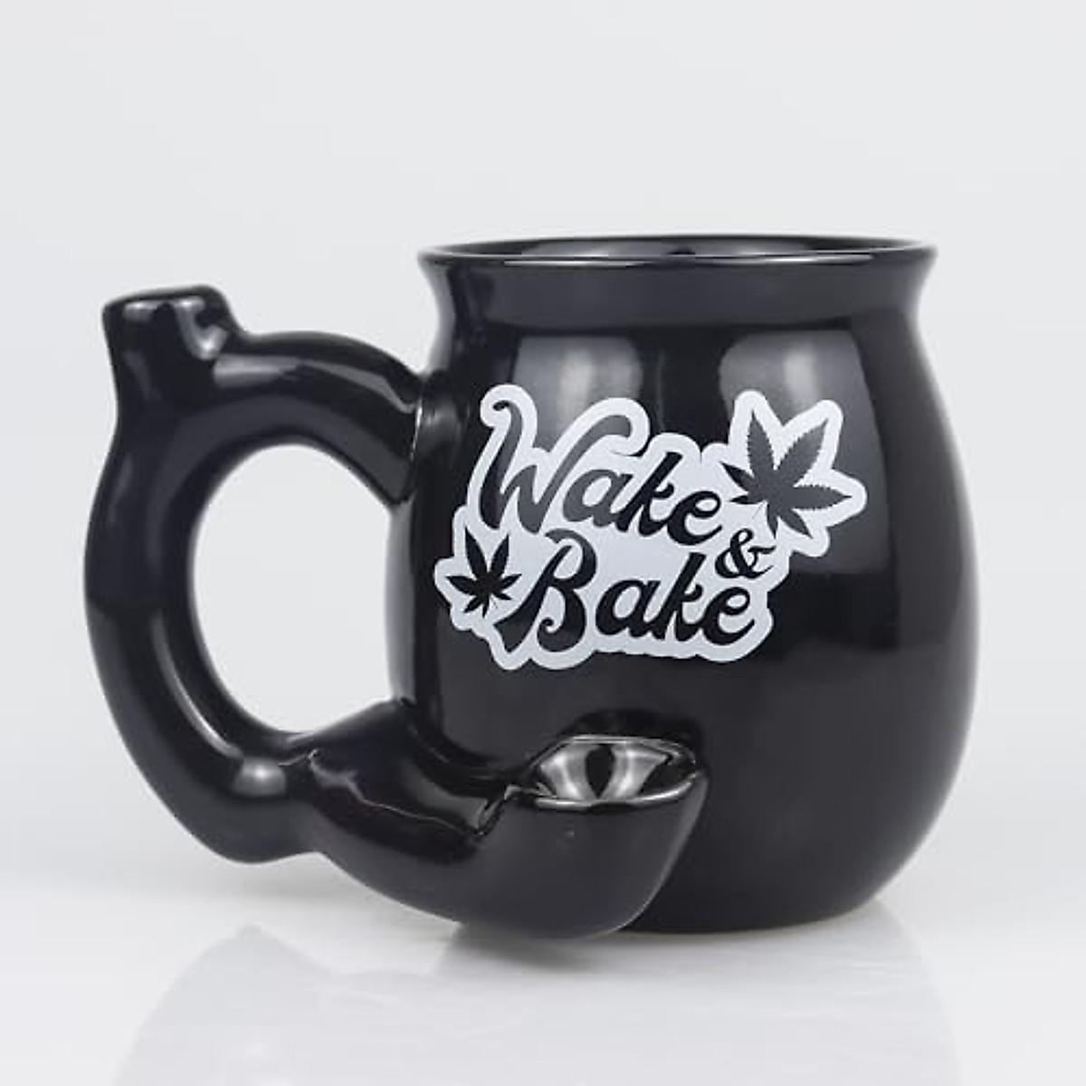 Myouth Wake Bake Coffee Mug 10.5oz/300ml Novelty Tea Cup for Father's Day and Birthday Party Gift