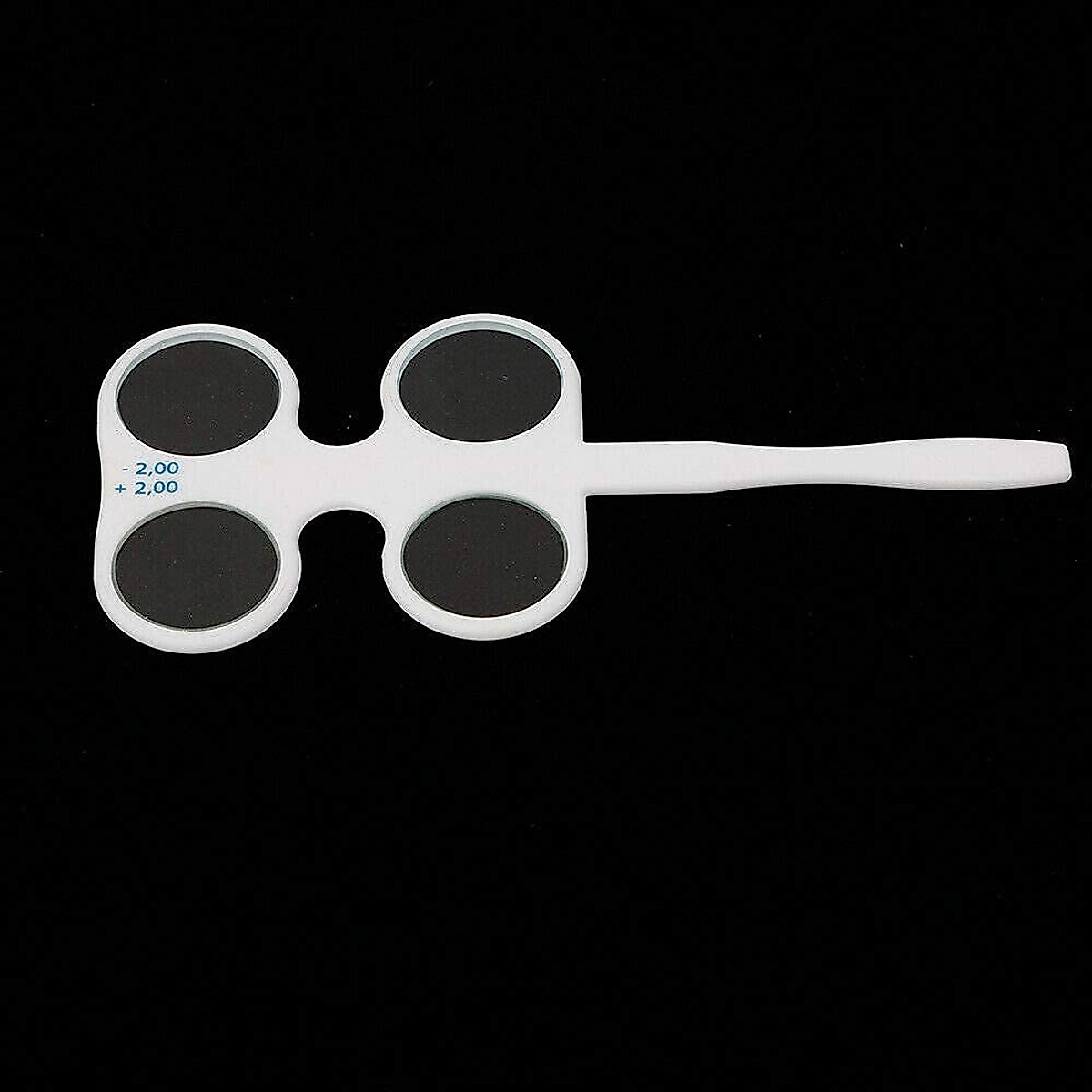 4 Units Optical Flipper Optometry Plastic Flip Trial Lens Plastic Confirmation Flipper Ophthalmic Flipper Optical Instruments (4pcs/Set (±0.50, ±1.00, ±1.50, ±2.00))