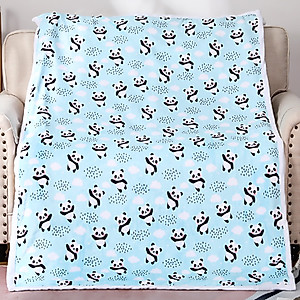 chifave Bear Blanket, 50"x 60" Kids Throw Blankets Super Soft Fluffy Comfortable Flannel Fleece Couch Bed Premium Polyester Children Cute Cartoon Wild Bears Blanket for All Season