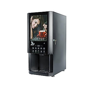 ECORTE Coffee Vending Machine Commercial Coffee Maker Instant Coffee Machine Full-automatic Cold Hot Beverage Dispenser (Color : Refrigerable 110V)