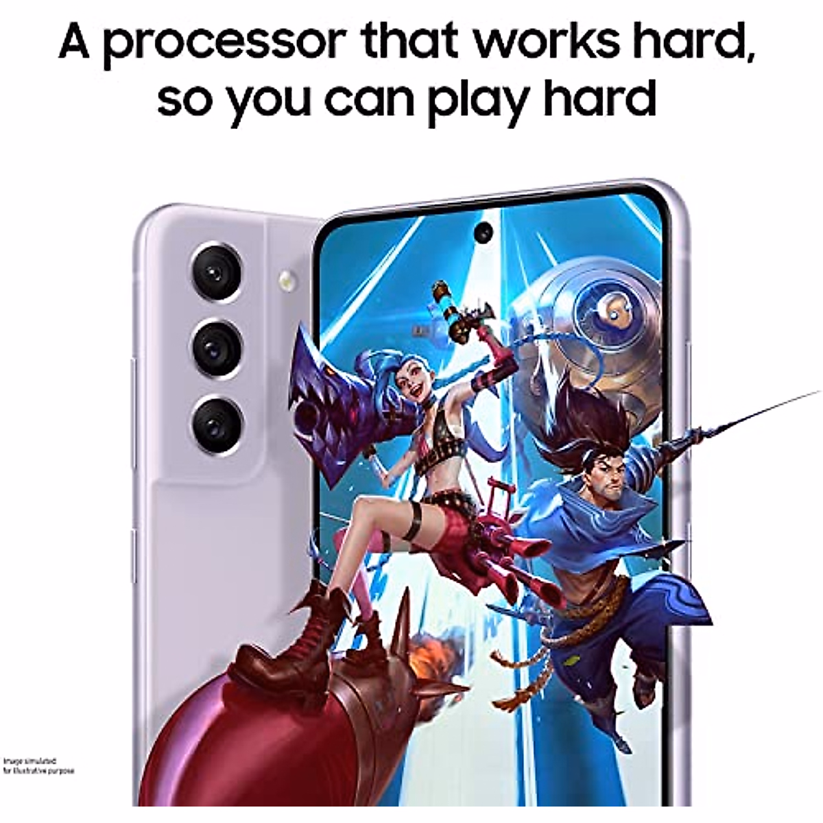 SAMSUNG Galaxy S21 FE 5G 128gb-Lavender-AT&T