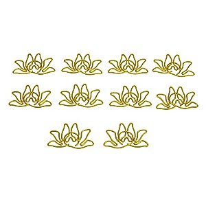Shaped Paper Clips, 100 Pcs Office Clips Light Portable for Document