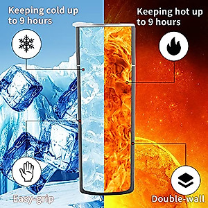 Engagement Gifts for Couples - Fiance & Fiancee Newly Engaged Gift for Her & Him Bride & Groom Unique Gifts for Women Party Anniversary 20oz Travel Skinny Tumbler