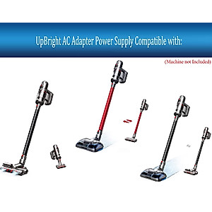 UpBright 35V AC/DC Adapter Compatible with Puppyoo T12 Series T 12 Mate Plus Pro Pure Storm Rinse T12-Silver 28.8V 2500mAh Li-ion Battery Cordless Stick Vacuum Cleaner T12Mate 1A Power Supply Charger