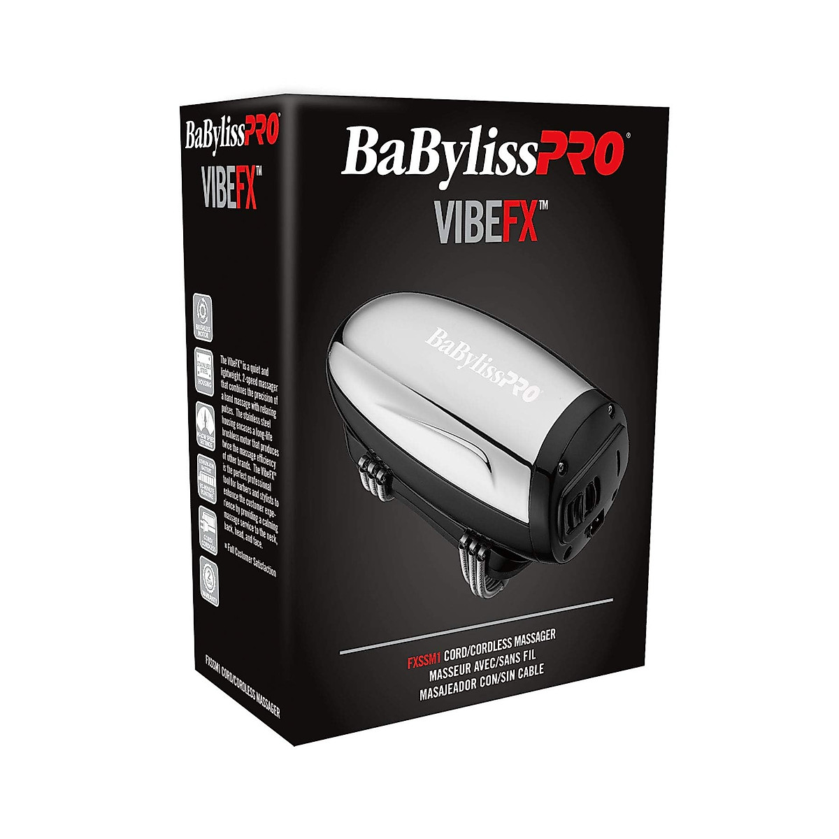 BaBylissPRO SILVERFX Cord/Cordless Massager