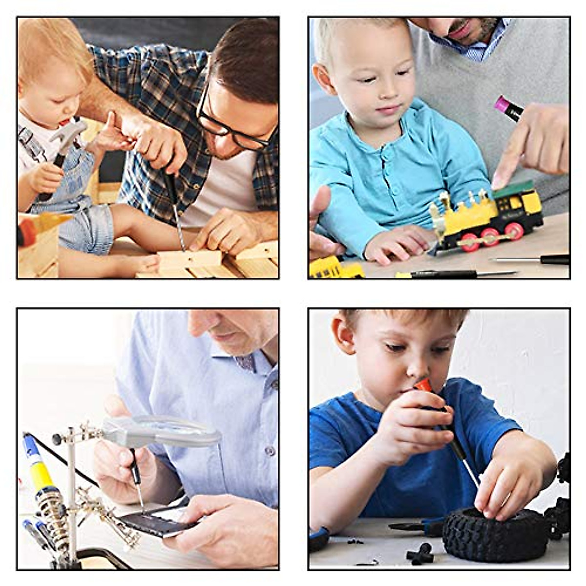 KALIM Triangle Head Screwdriver Set, 6 PCS Repair Insulation Set, Triangle Driver Set for Thomas McDonald's Toy, Suitable for Electronic Equipment Disassembly, Toy Repair, etc.(TA1.4-TA3.0)