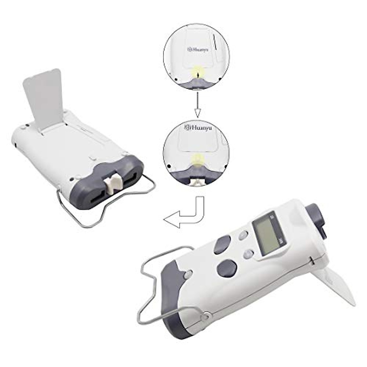 Huanyu 45-82mm Digital Pupilometer Optical PD Meter LCD Display Pupil Meter CE Approved LY-9S