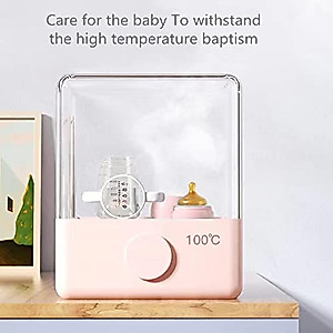 Nouri Glass Baby Bottles, Bottles for Breastfeeding Babies, Breast-Like Nipple for Natural Latch, Slow Flow, 6 oz（Purple/Pink Random Blind Box）