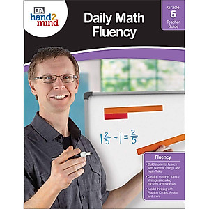 hand2mind Daily Math Fluency Kit for Kids (Grade 5+) - Multiply Up, Partial Quotients, Factor, and Group Flexibility