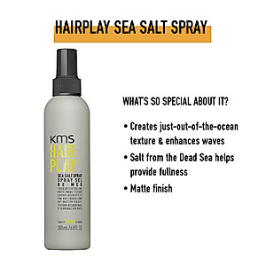 KMS HAIRPLAY Sea Salt Spray, 6.7 oz