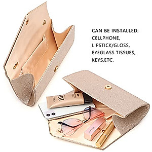 Labair Shining Envelope Clutch Purses for Women Evening Purses and Clutches For Wedding Party. (Champagne)
