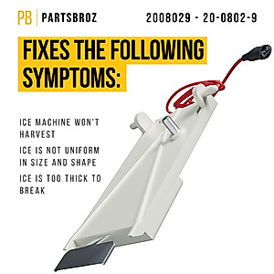 PartsBroz 2008029 Ice Thickness Control Probe - Compatible With Manitowoc Ice Machine Parts - Replaces 627813 76-2781-3 20-0802-9 Ultra Durable Replacement