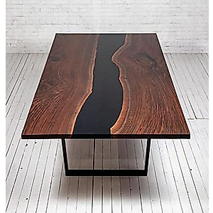 Epoxy Table, Live Edge Wooden Table, Epoxy Resin River Table, Natural Wood,Dining table, Natural Epoxy Table, Resin Table