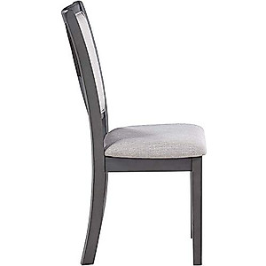 New Classic Furniture Amy 5-Piece Dining Table Set, Gray