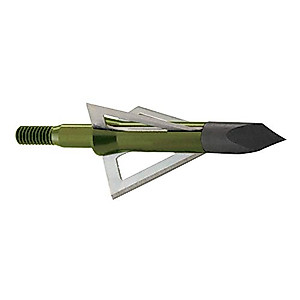 Muzzy 225 Bowhunting 100 Grain, 3 Blade Broadhead, 1-3/16" Cutting Diameter, 6 Pack,MULTI