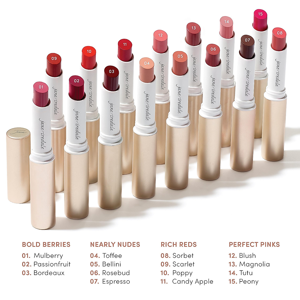 jane iredale ColorLuxe Hydrating Cream Lipstick, Creamy, Highly Pigmented Lip Color Delivers Weightless Moisture and Bold Payoff, Satin Finish, Vegan