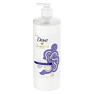 Dove Amplified Textures Deep Moisture Detangling Conditioner for Coils, Curls, and Waves Coconut Milk Hair Moisture Amplifying Hair Care Blend 32.3 oz