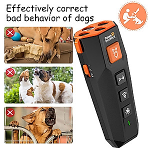 PawsPerfect Ultrasonic Dog Trainer - Professional Dog Training & Dog Bark Deterrent Devices 2024release | Rechargeable | Best Behavior Aid | Alternative to shock collar
