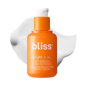 Bliss Rest Assured Eye Cream & Bright Idea Vitamin C Serum - Anti-Aging, Reduces Dark Spots, Boosts Elasticity - Vegan & Cruelty-Free