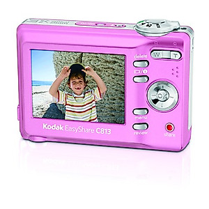 Kodak EasyShare C813 8.2MP Digital Camera with 3x Optical Zoom (Pink)