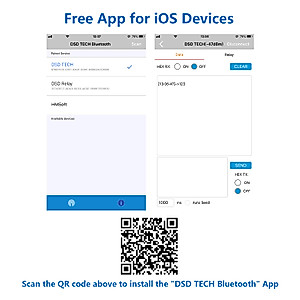 DSD TECH SH-BT-08 Bluetooth 4.0 BLE Slave Module to UART Transceiver for Arduino Compatible with iOS
