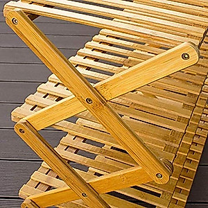 Shoe Bench Shoe Rack Folding Multi-Storey Simple Economic Solid Wood Shoe Multi-Purpose Shelves Shoes Storage Rack (Size : 50cm)