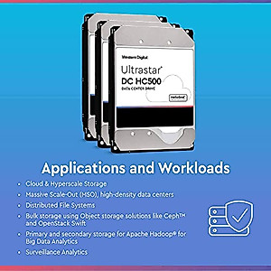 HGST WD Ultrastar DC HC510 10TB 7200RPM SATA 6Gb/s 3.5" SED Hard Drive - HUH721010ALE601 (0F27605) (Renewed)